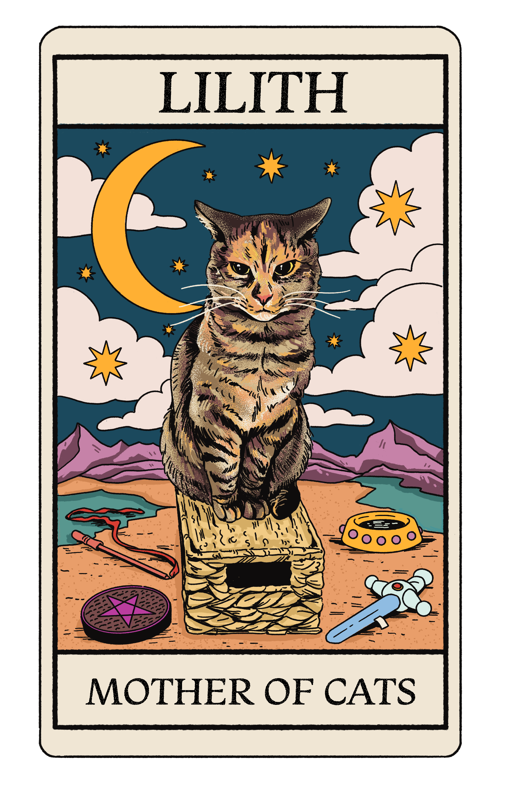 Lilith Tarot Card – Mother of Cats